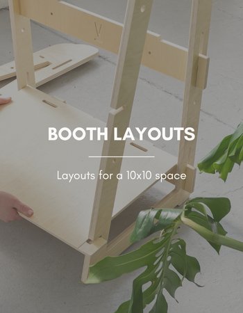 10x10 Booth: Layouts for Different Niches – Vertical Ledge