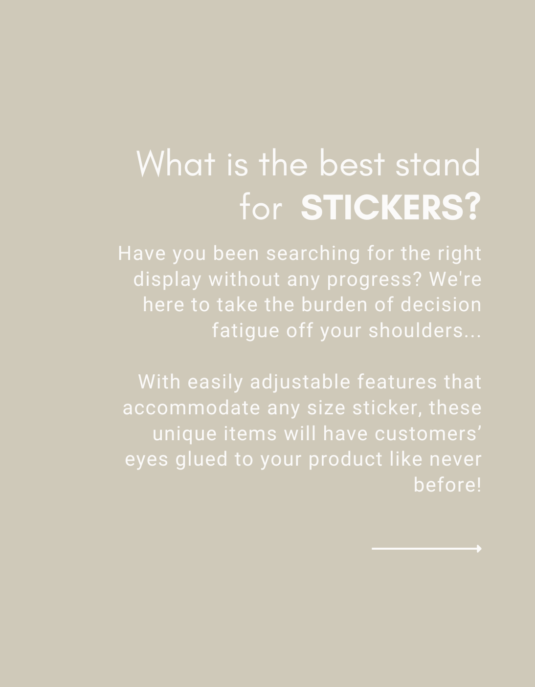 Best Fit: Stickers – Vertical Ledge