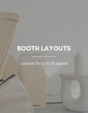 Booth Layouts for a 10x10 Space – Vertical Ledge