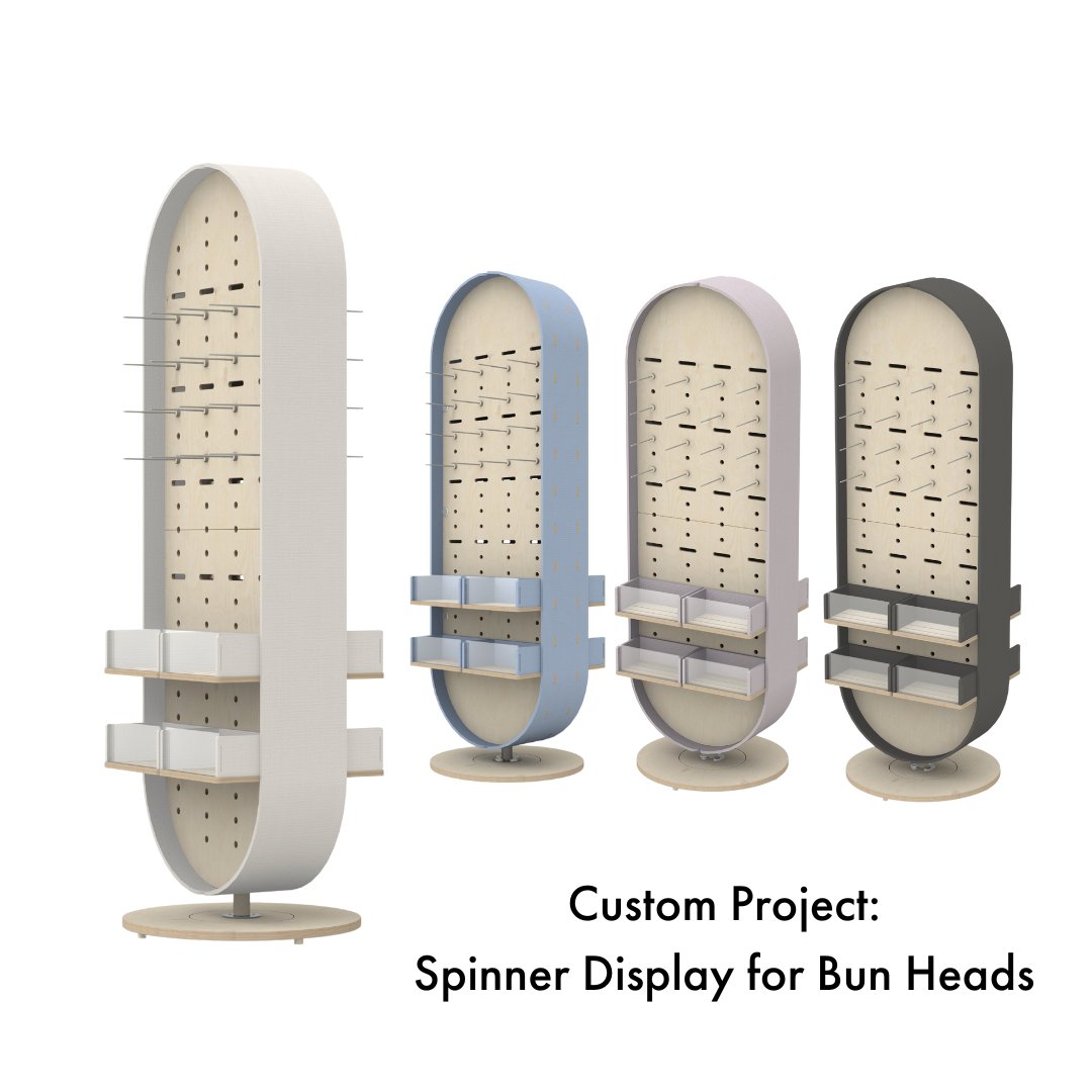 Custom Project: Spinning Displays for Hair Accessories + Ballet Brand ...