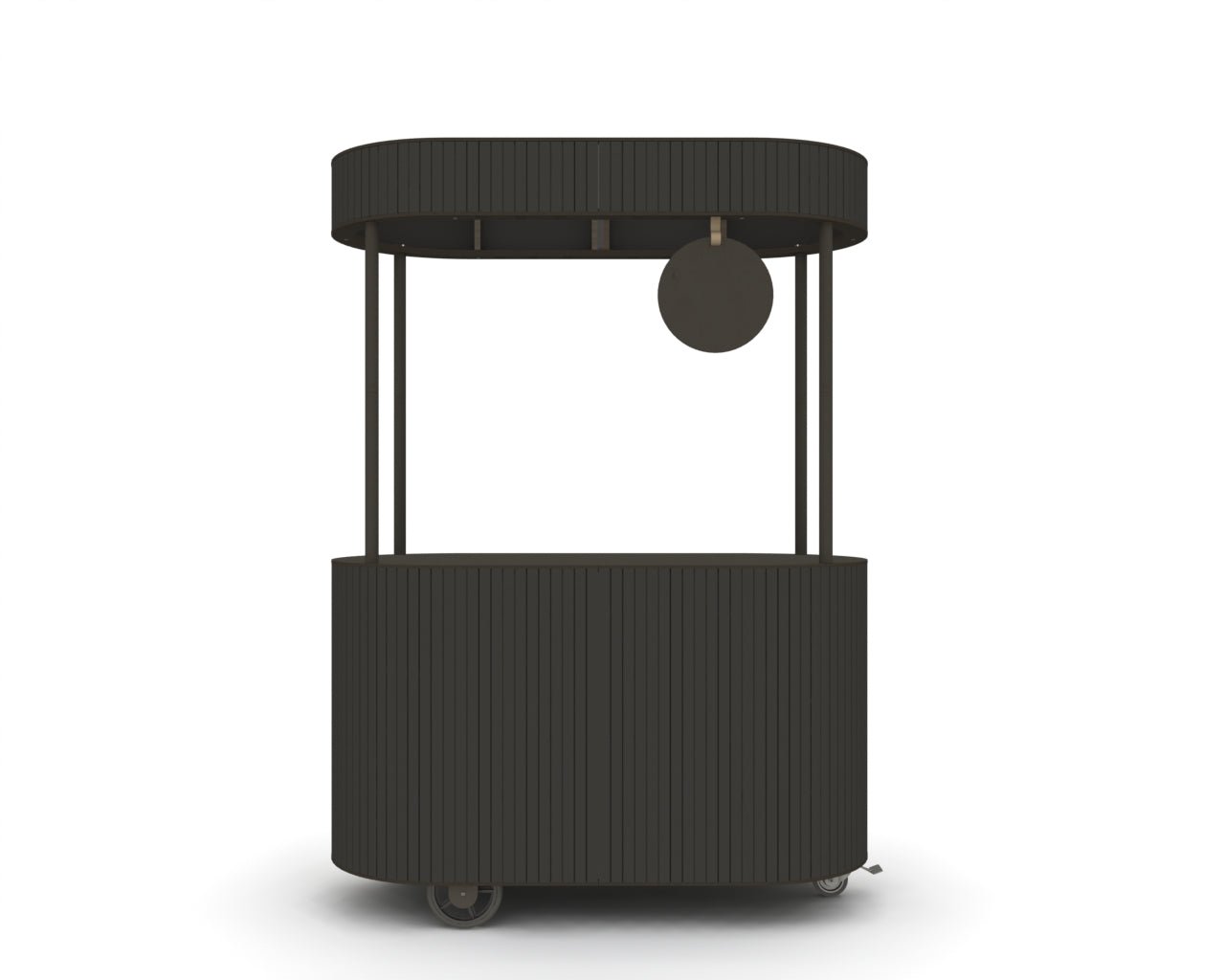 Carrello Modern Modular Merchandising Cart – Vertical Ledge